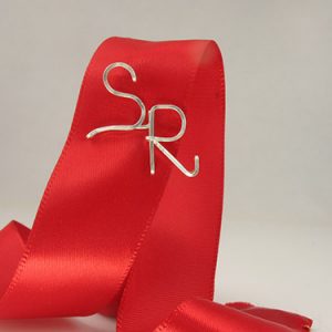 Wire Initial scarf lapel stick pin, Personalized name jewelry, ANY ...